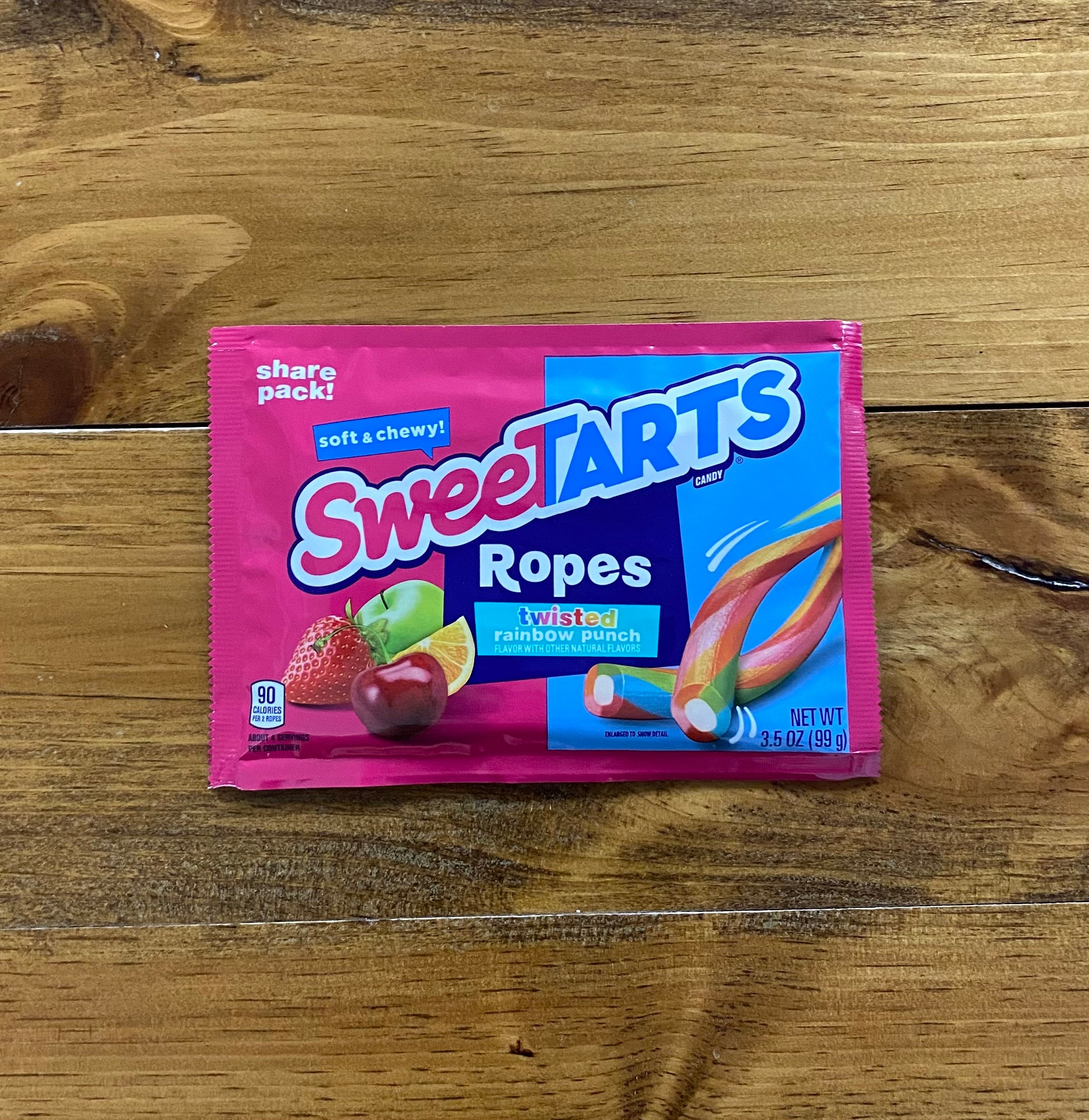 Sweetarts Ropes Twisted Rainbow Punch 3.5oz | James' Sweet Spot