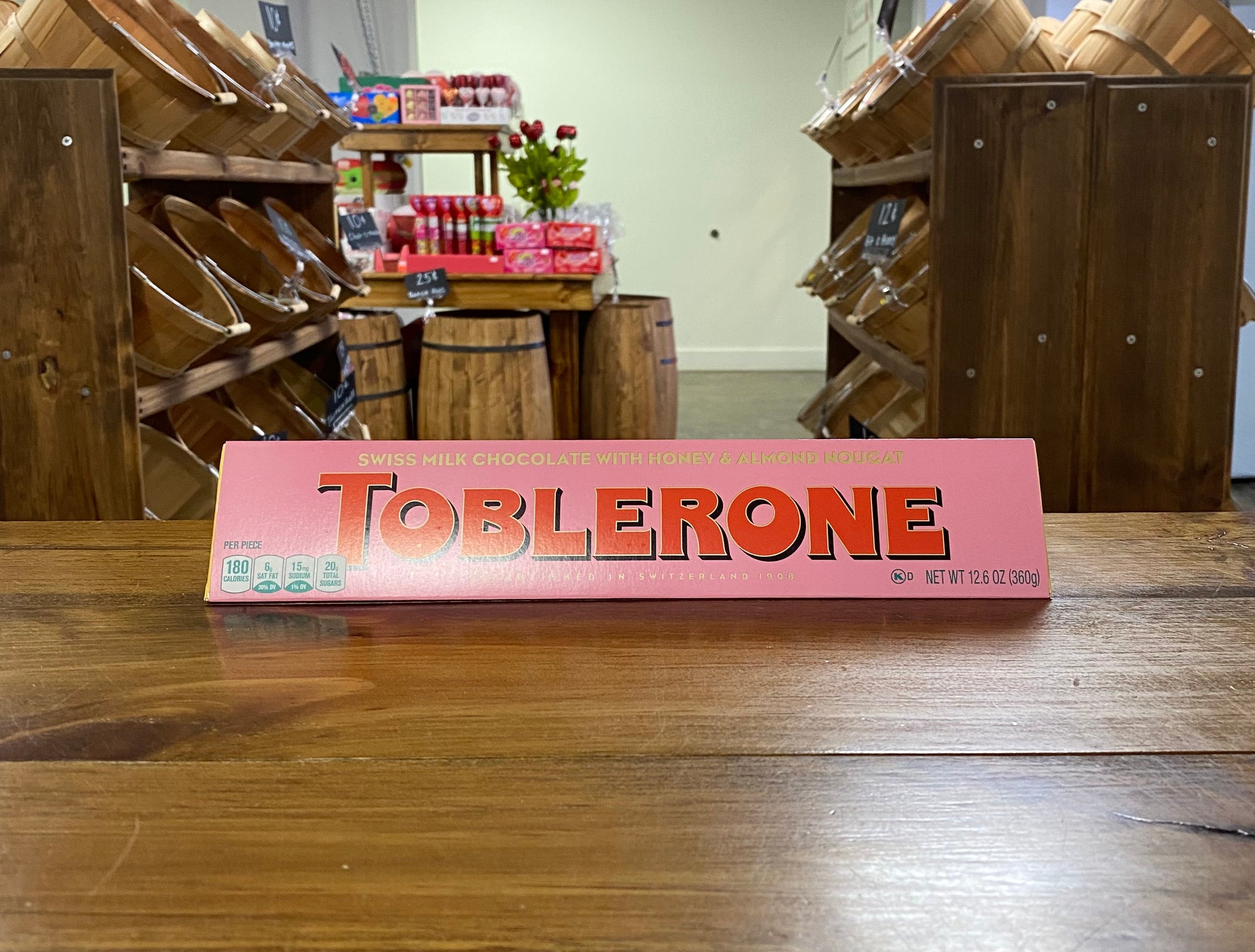 giant toblerone bar