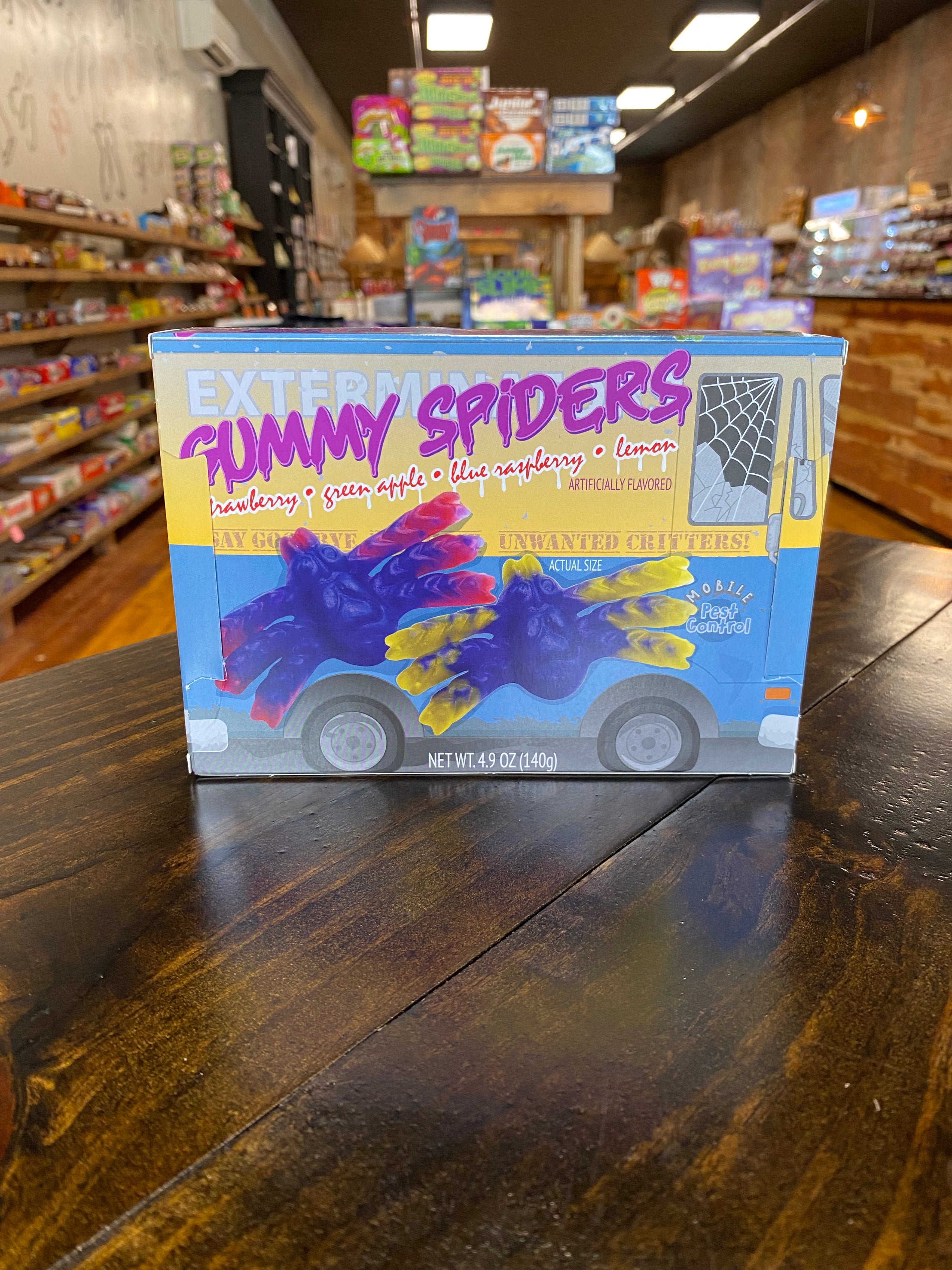 Gummy Spiders Truck Giant Box 4.9oz | James' Sweet Spot